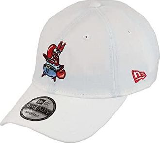 New Era Spongebob Squarepants Mr. Krabs White 9Twenty Unstructured Strapback Cap - One-Size