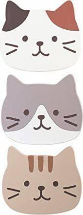 Villa D'Este Home Tivoli Set mit 6 Katzenuntersetzern