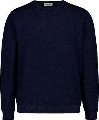 Pierre Cardin Herren Pullover blau Merinowolle unifarben