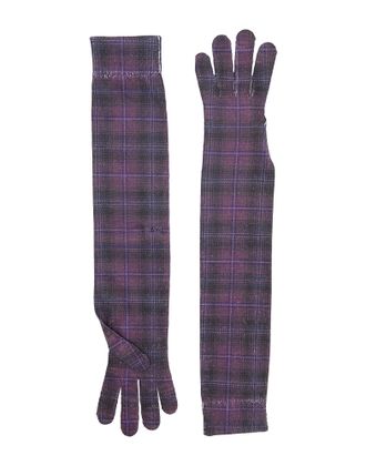 8 by YOOX RECYCLED POLYESTER PRINTED LONG GLOVES