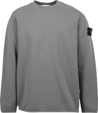 Stone Island Homme, Sweatshirts et sweats &agrave; capuche, Gris, Taille: XL SweaT-shirt ras du cou