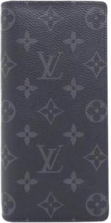Louis Vuitton Pre-owned Portefeuille long Monogram Eclipse (bi-pli) - Homme - Pre-owned - Noir - Taille: ONE Size