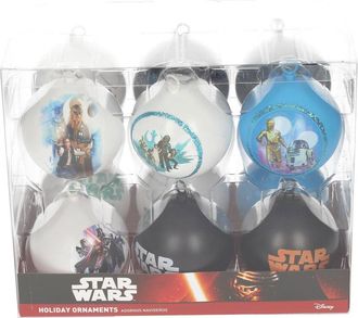 Star Wars sdtsdt89743 - Set Weihnachtskugeln, Weiß