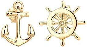 Elli Boucles dOreilles Femme Volant dAncre en Argent Sterling 925