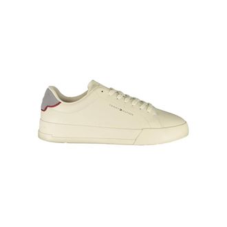 Tommy Hilfiger Beiger Leder Herren Sneaker - - Shoes - Herren - Beige - 40 EU