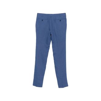 Rota Sport Linen Tailored Trousers - Blue