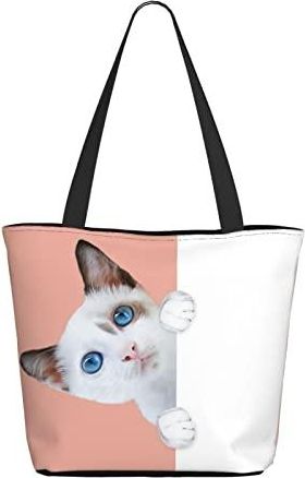 AOOEDM Funny Cat Ladies Shopping Bag 13x11x7in.Le cadeau parfait pour la Saint-Valentin.Cest de la Saint-Valentin pour maman, fille, &eacute;pouse, etc