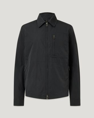 Belstaff Grid &Uuml;berhemd F&uuml;r Herren Alpha Nylon Schwarz 2xl