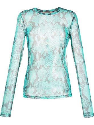 Roberto Cavalli Klassisches Langarmshirt - Blau