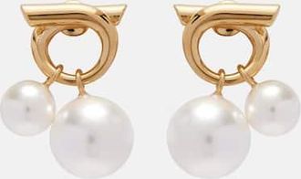 Ferragamo Ohrringe mit Zierperlen