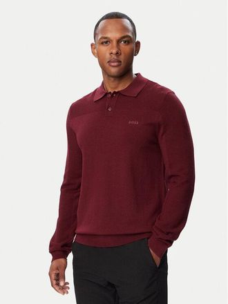 HUGO BOSS Pullover Momentum-X PL 50568962 Dunkelrot Regular Fit