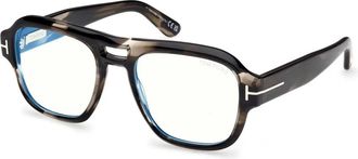 Tom Ford Homme, Accessoires, Brun, Taille: 54 MM Ft6085B 056 Eyeglasses