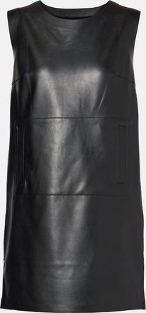Norma Kamali Minikleid aus Lederimitat