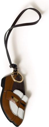 Miu Miu porte-cl&eacute;s Penny Loafer - Marron