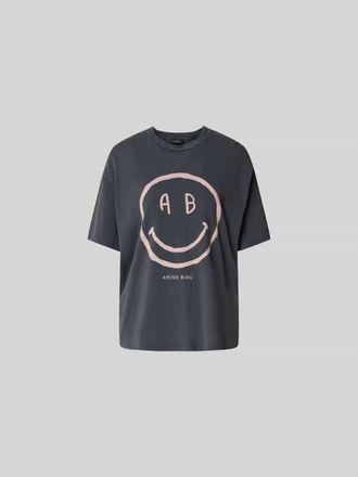 Anine Bing Relaxed Fit T-Shirt mit Logo-Print