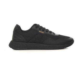 HUGO BOSS Titanium-Runn Canvas Sneaker - - Shoes - Herren - Schwarzk - 42 EU