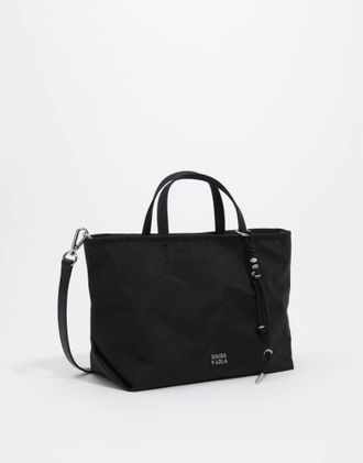 Bimba & Lola mittelgro&szlig;e Nylon-Shopper-Tasche in Schwarz
