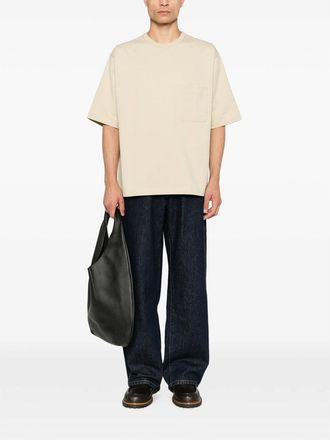 Christophe Lemaire Cotton Jersey T-Shirt - Beige