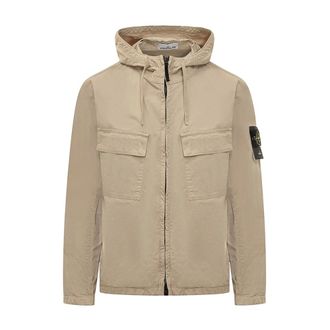 Stone Island Homme, Vestes, Beige, Taille: L Veste &Eacute;l&eacute;gante pour Toutes Occasions