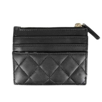 Chanel Porte-cartes professionnel Pre-owned - Femme - Pre-owned - Noir - Taille: ONE Size