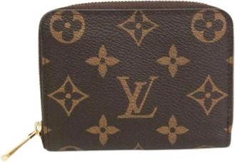 Louis Vuitton Portefeuille zipp&eacute; Pre-owned - Femme - Pre-owned - Brun - Taille: ONE Size