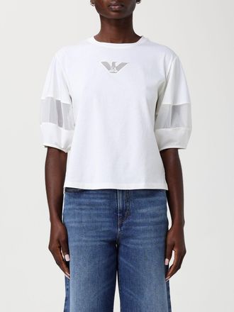 Emporio Armani T-Shirt Femme couleur Blanc