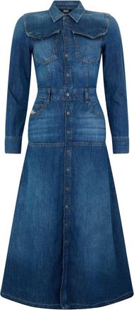 Diesel Femme, Robes, Bleu, Taille: 34 FR Robes