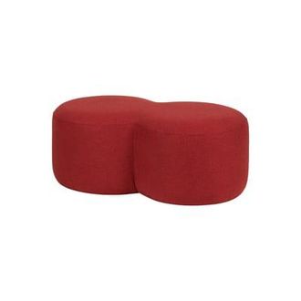 Noo.ma NOO. MA - Pouf Umbo - Rouge - Aggloméré - Designer noo. ma team