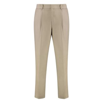 HUGO BOSS Bundfaltenhose - - Trousers - Herren - Beige - L