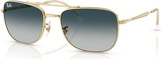 Ray-Ban Rb3755 Sonnenbrillen Arista Gold Fassung Grau Glas 62-19