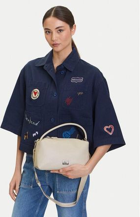 Tommy Jeans Handtasche Tjw American Cool Shoulder Bag AW0AW17531 Beige