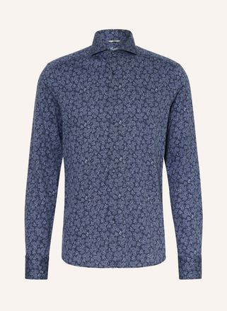 Stenstr&ouml;ms Flanellhemd Slim Fit blau