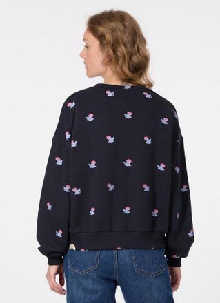 Ragwear Sweatshirt WUSS SHELLS Elastische Baumwollmischung und softem Finish mit Muschel-Print