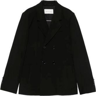 Ami Femme, Vestes, Noir, Taille: 38 FR Veste Bar Crois&eacute;e