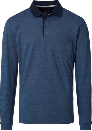Casamoda Langarm-Poloshirt Basic (1-tlg) Poloshirt - Baumwolle - Atmungsaktiv - Normale Passform