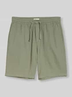 Tom Tailor Denim Regular Fit Bermudas aus Viskose-Leinen-Mix