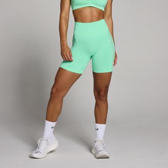 MyProtein MP Damen Tempo Nahtlos Scrunch Shorts - Mintgr&uuml;n - XXL
