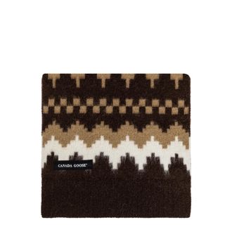 Canada Goose Fair Isle Schal - - Accessories - unisex - Braun - ONE SIZE