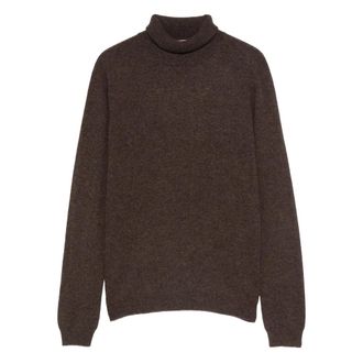 Barba Femme, Pulls, Brun, Taille: 38 FR Cashmere Rollneck Sweater