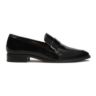 Kazar Damen Halbschuhe aus lackiertem geknittertem Leder - - Shoes - Damen - Schwarzk - 40 EU