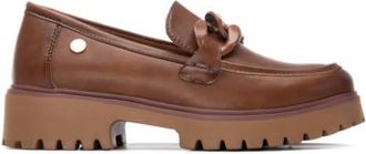 Xti Mocassins Femme Camel - Chaussures Confortables et polyvalentes - Mode d&eacute;contract&eacute;e - Mod&egrave;le 14449103 (Taille38)