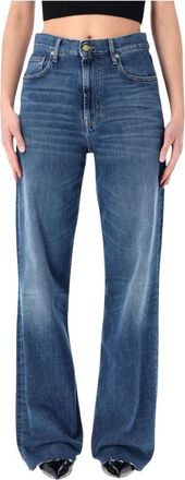 Cycle Femme, Jeans, Bleu, Taille: W30 Zoe High Rise Straight Leg