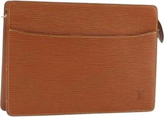 Louis Vuitton Pre-owned Epi Leather Clutch - Femme - Pre-owned - Brun - Taille: ONE Size