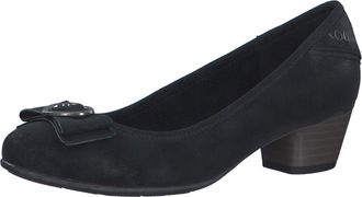 s.Oliver Damen Pumps mit Schleife Kleiner Absatz, Schwarz (Black), 40 EU