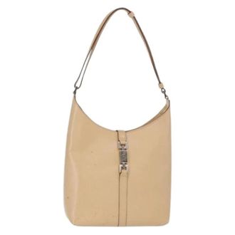 Gucci Sac bandouli&egrave;re en cuir Pre-owned - Femme - Pre-owned - Beige - Taille: ONE Size