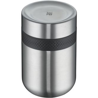 WMF my2Go Thermo Speisebehälter 300ml Isolierbehälter und 200ml Zusatzbehälter, umweltfreundlich, Cromargan Edelstahl mattiert, spülmaschinengeeignet