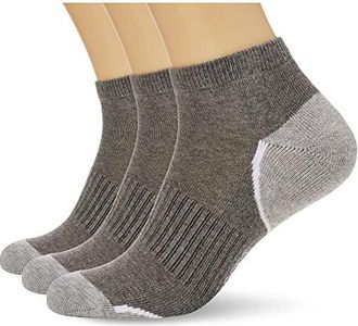 Dim Chaussettes Homme Coton Style Rayures & Pois x3, Lot Noir/Gris Anthracite/Gris Clair, 39-42