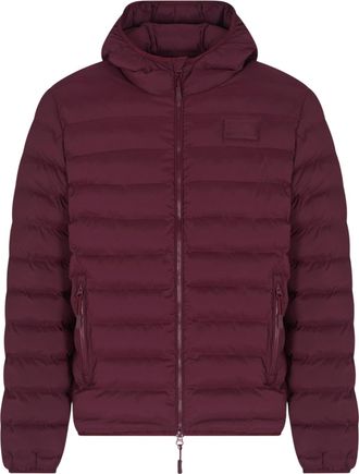 Emporio Armani Manteaux Ea7 Bordeaux