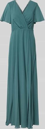 Christian Berg Cocktail Damen Abendkleid mit Spitzenbesatz