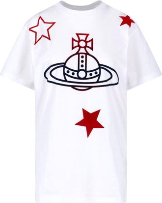 Vivienne Westwood T-Shirt Orb And Stars